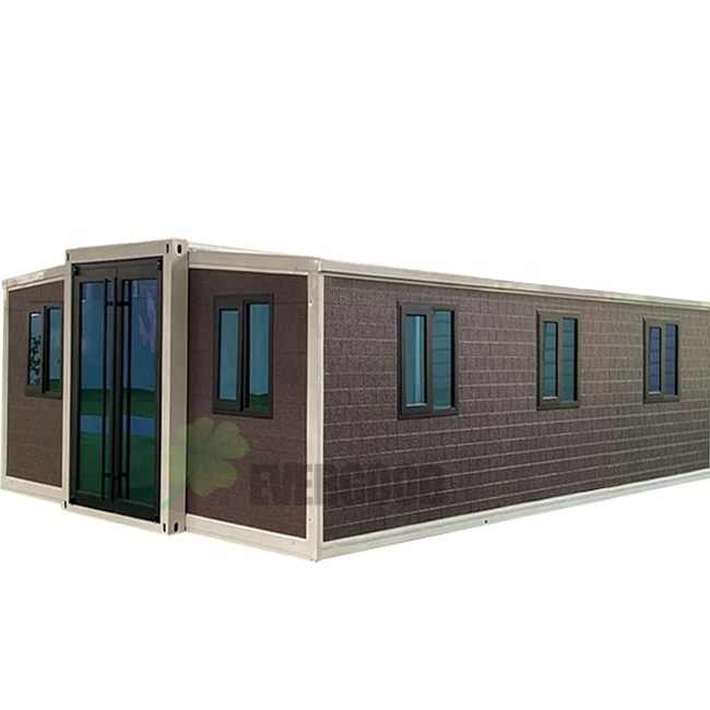 Luxury Portable 3 in 1 Prefab House Modular 3 Bedroom Container Homes 40ft Expandable Container ...