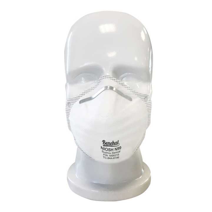 Benehal NIOSH N99 Half Face Disposable Respirator Mask Cotton Material ...