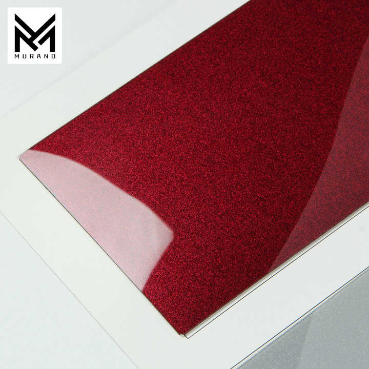 High Gloss Red Acrylic Laminate Sheets for Kitchen Cabinets