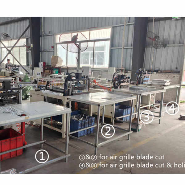 single deflection grille air grille blade cut cutting machine| Alibaba.com
