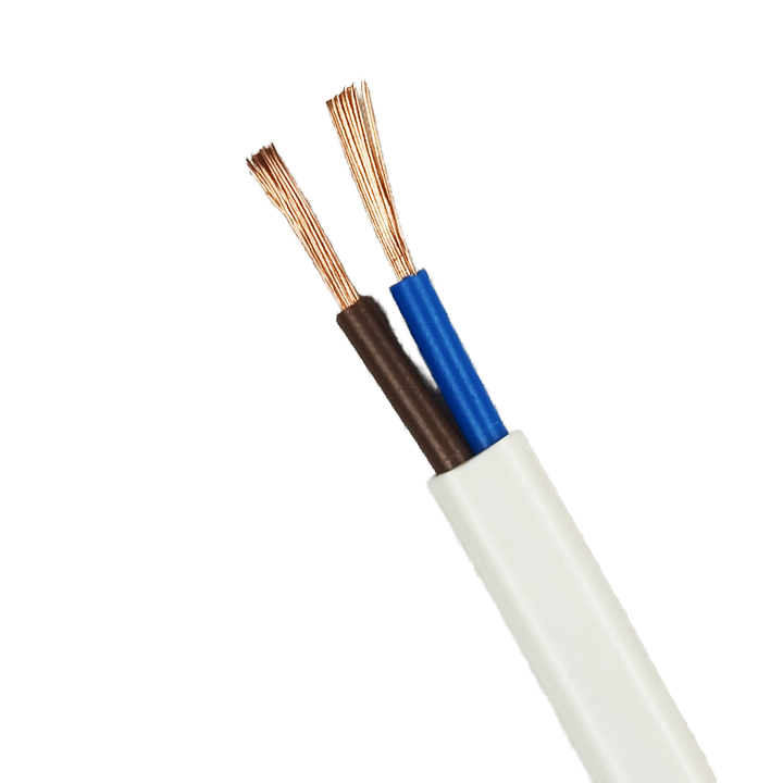 Double Core Stranded Copper Wire 22 AWG RVVB Model PVC Insulation Pure ...