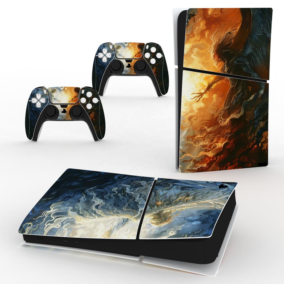 For PS5 Slim Controller & Console Vinyl Sticker - Custom Design ...