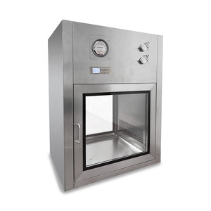 Stainless Steel Pass Box Static Type Electrical Interlock Clean Room ...