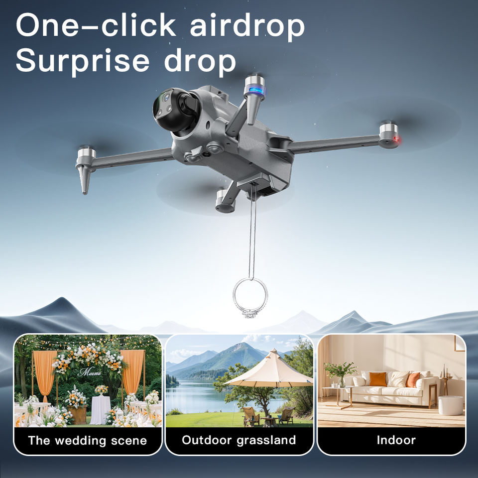 New AE20 Max GPS Drone With Dual Camera Obstacle Avoidance Brushless ...