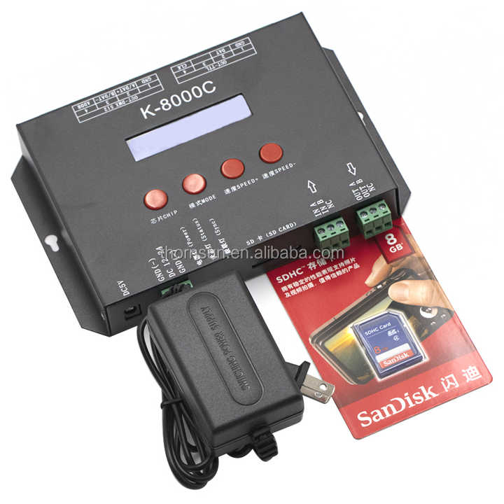 K-8000C Programmable LED RGB Pixel Controller - 256MB-2GB