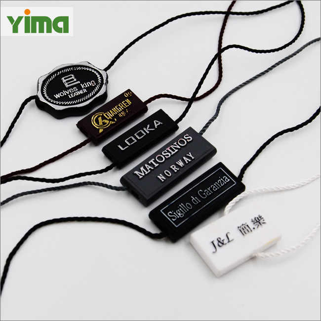 Custom Hang Tags with String - Embossed Logo & UV Printing