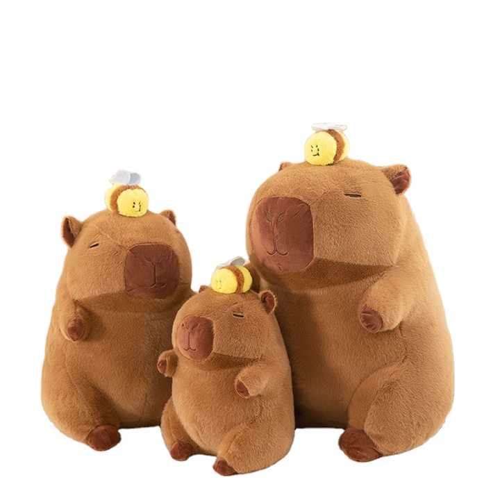 Custom Manufacturer of Retractable Bee Capybara Plush Toy - Cute ...