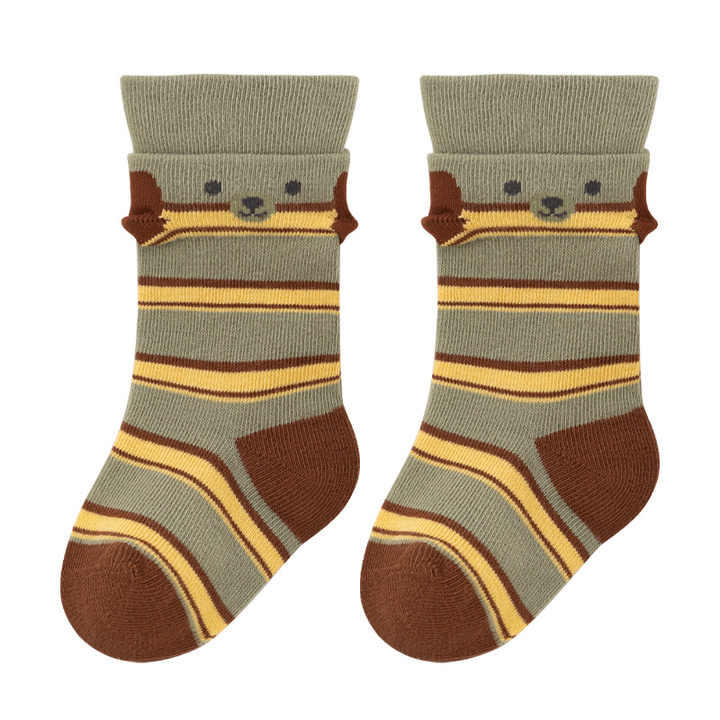 3d Small Ear Kids Socks Spring Autumn Cotton Newborn Baby Girl Boy ...