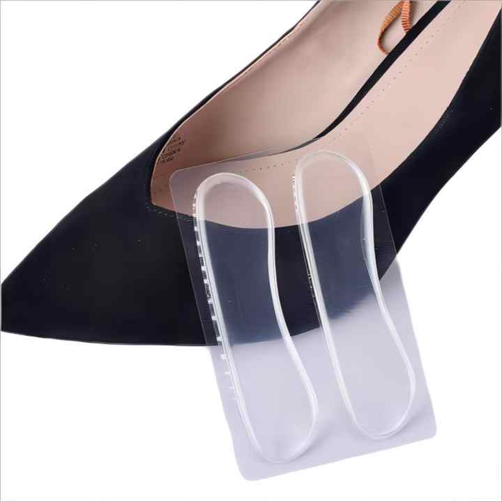 Strong Self-Adhesive PU Comfort Insoles Gel Heel Grip Liner Pad for ...