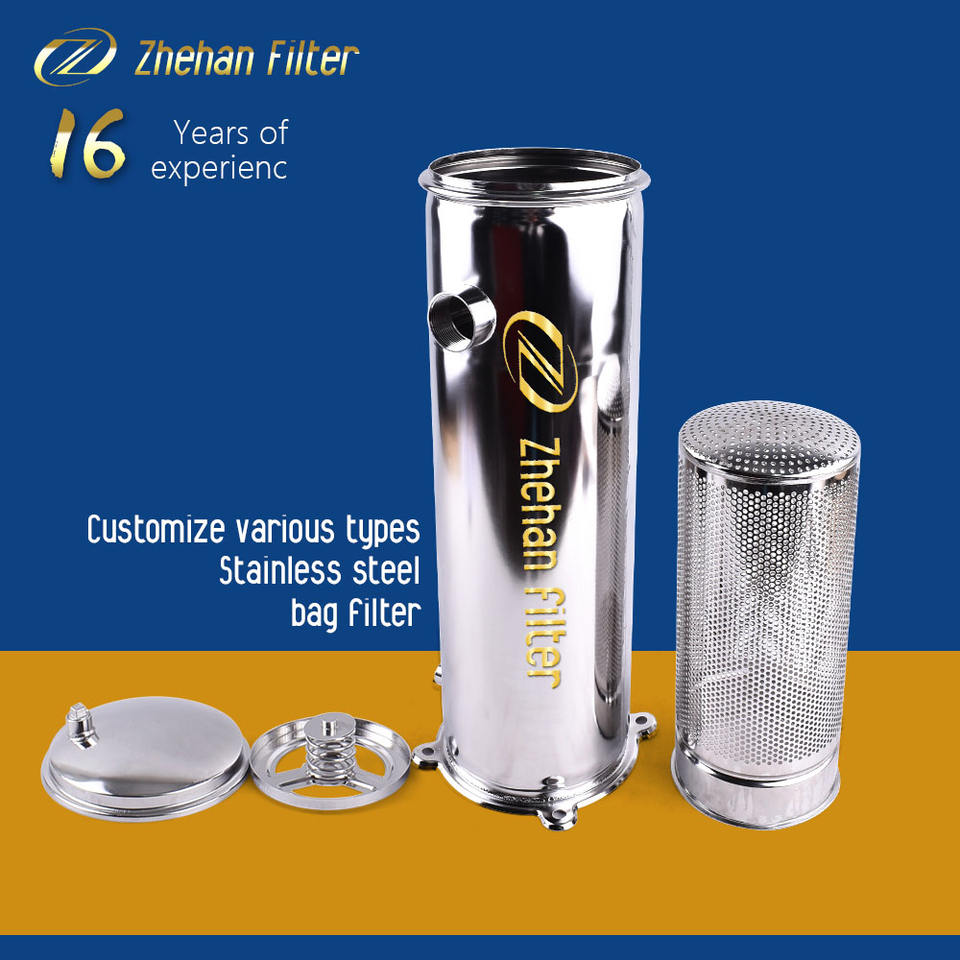 Metal SS Stainless Steel Melt Filter Strainer Housing Liquid Filtration ...