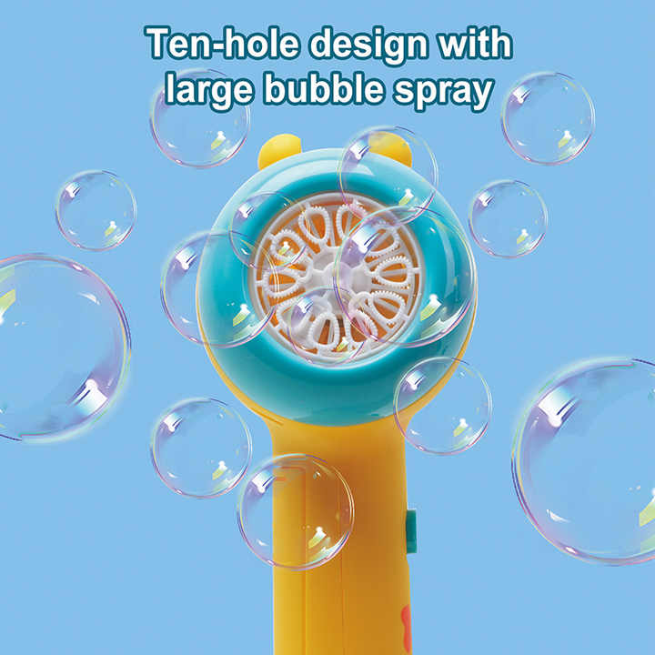 10 Hole Auto Cartoon Giraffe Bubble Maker Machine Plastic Blowing ...