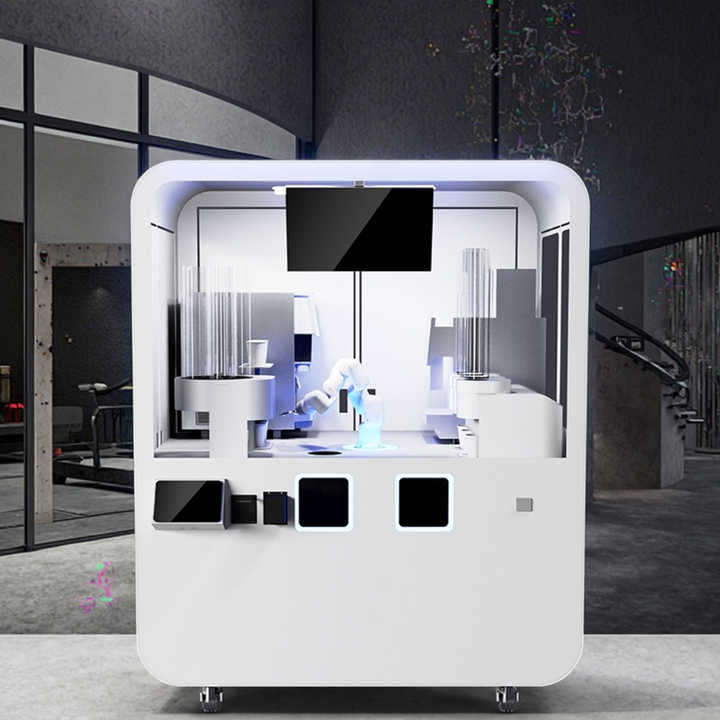Unmanned Automatic Coffee Robot Arm Cobot Robotic Coffee Vending ...