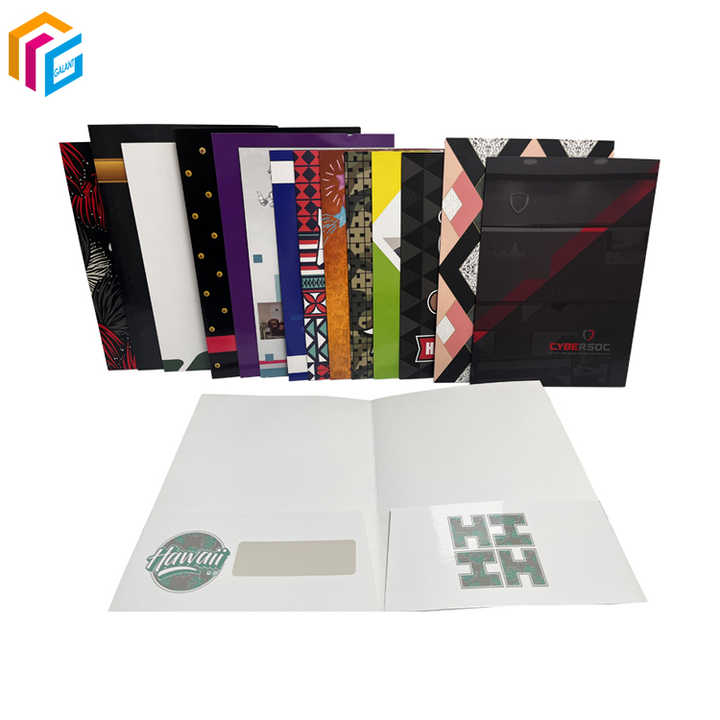 Custom Print Matt Office Document Presentation Pocket Folder