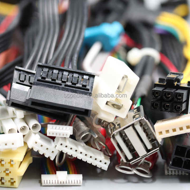 OEM Custom JST Cable Connector Plug Socket PVC Insulated Wiring Harness ...