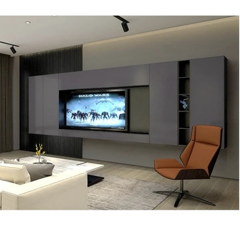 Luxury TV Back Wall Design - Wooden TV Cabinet Solutions