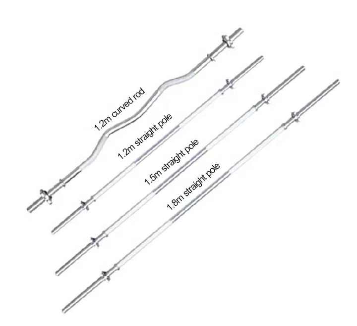 Factory Supply Customizable Adjustable Barbell Bars Wholesale Fitness ...