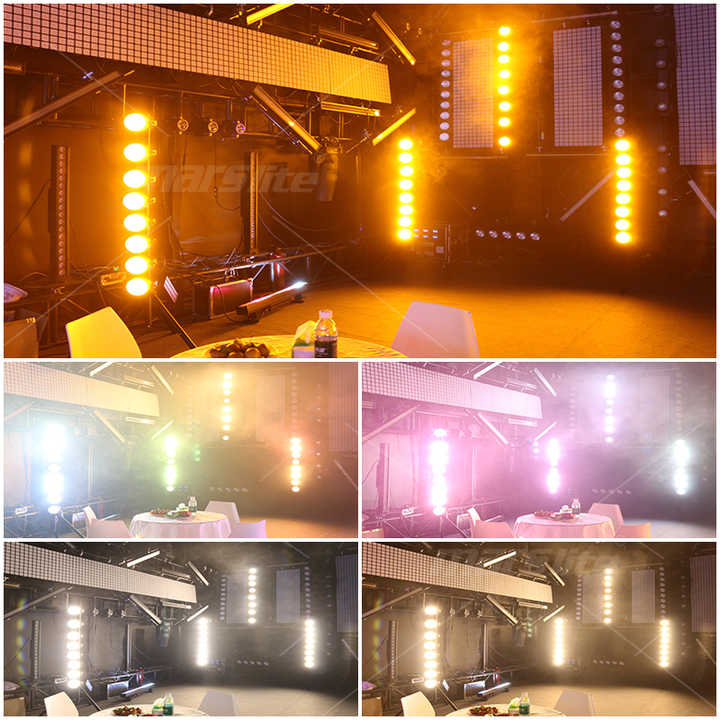 800W Pro Waterproof IP65 Blinder Light Amber+Warm White+RGB Led Strobe ...