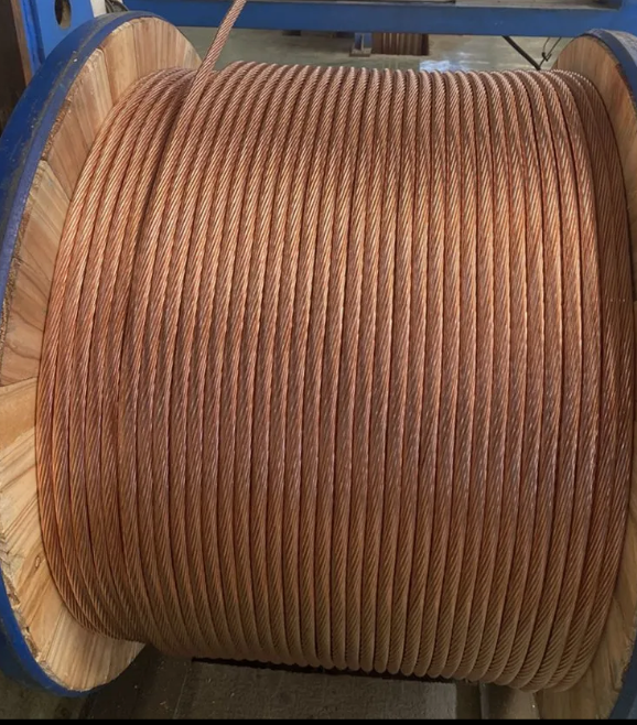 IEC 12419 3x0 32mm CCS Copper Clad Steel Wire, 2000MPa High Tensile ...