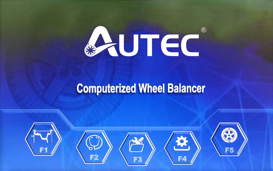 AUTEC High End Automatic Wheel Balancer Laser Positioning Spindle Self ...