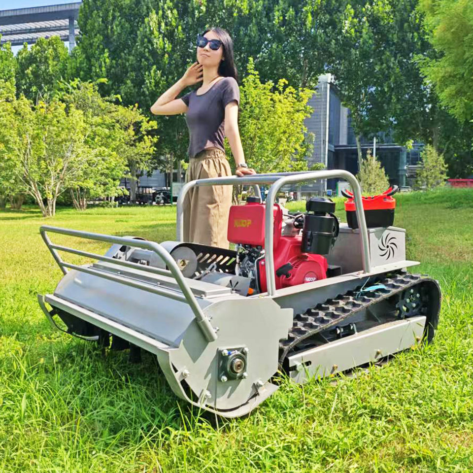 Remote Control Lawn Mower - 15 HP Diesel Robot Cutter