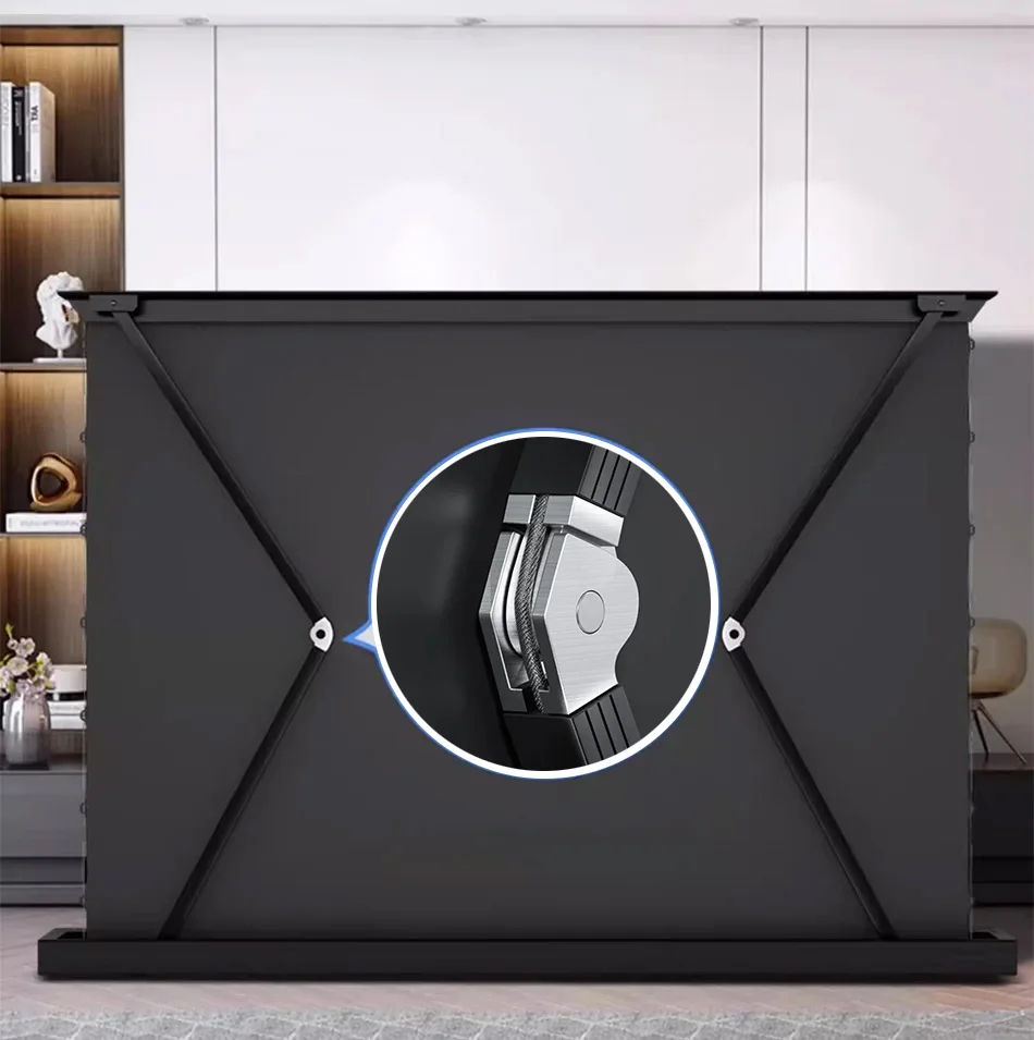 150 Inch Motorized Floor Rising Fresnel ALR Projection Screen