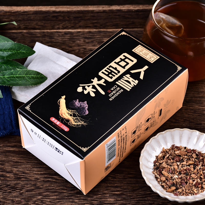 Chinese Ginseng Five Treasure Kidney Cleanse Detox for Men Natural ...
