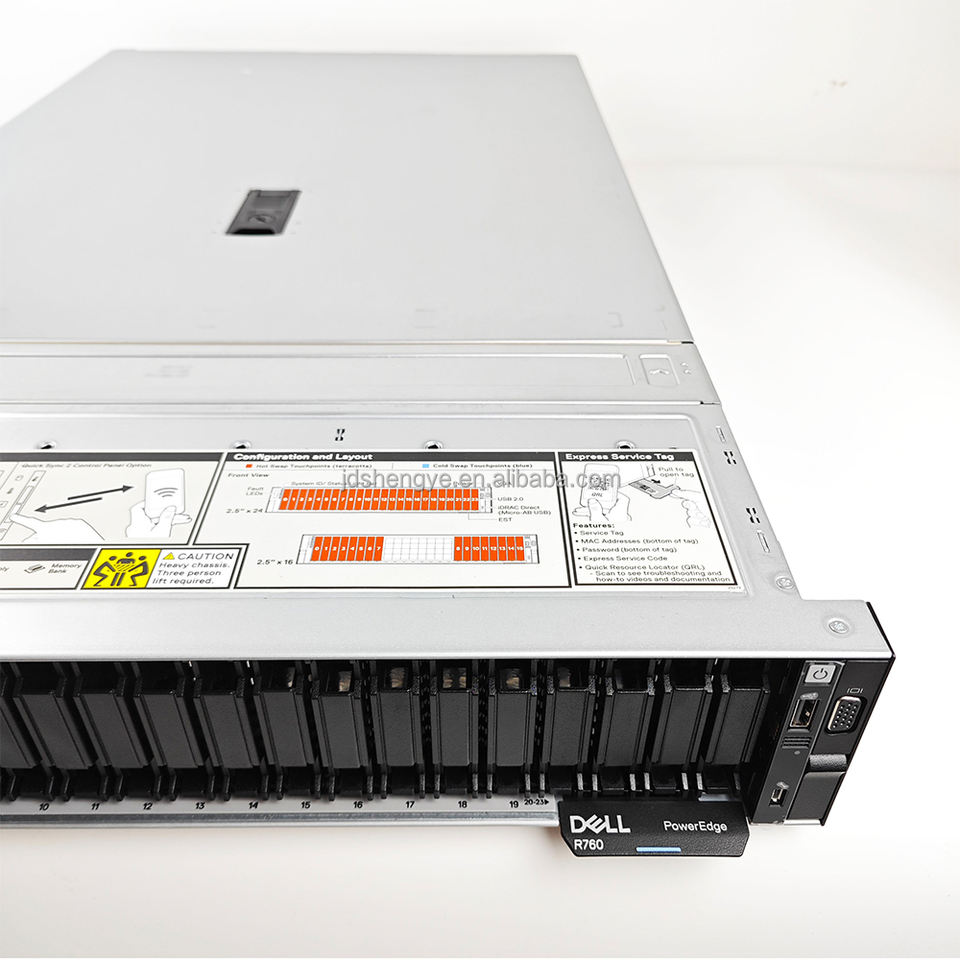 For PowerEdge R760 R760XS Rack Mounted Server (Xeon Gold 6426Y 2.4GHz ...