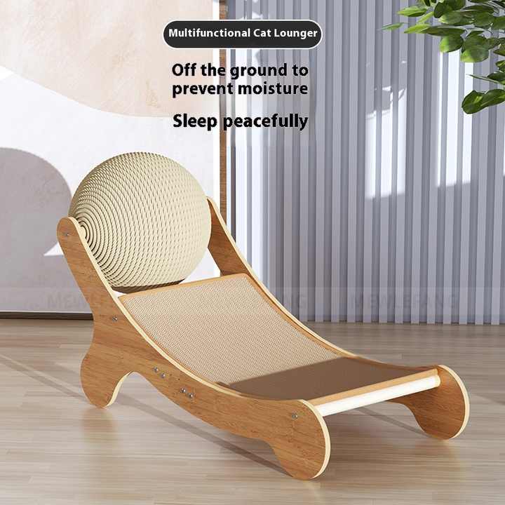 Wholesale Sustainable Hemp Rope Climbing Frame Durable Wooden Cat ...