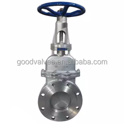 DN50-DN500 Manual Concealed Stem Flange Knife Gate Valve Stainless ...