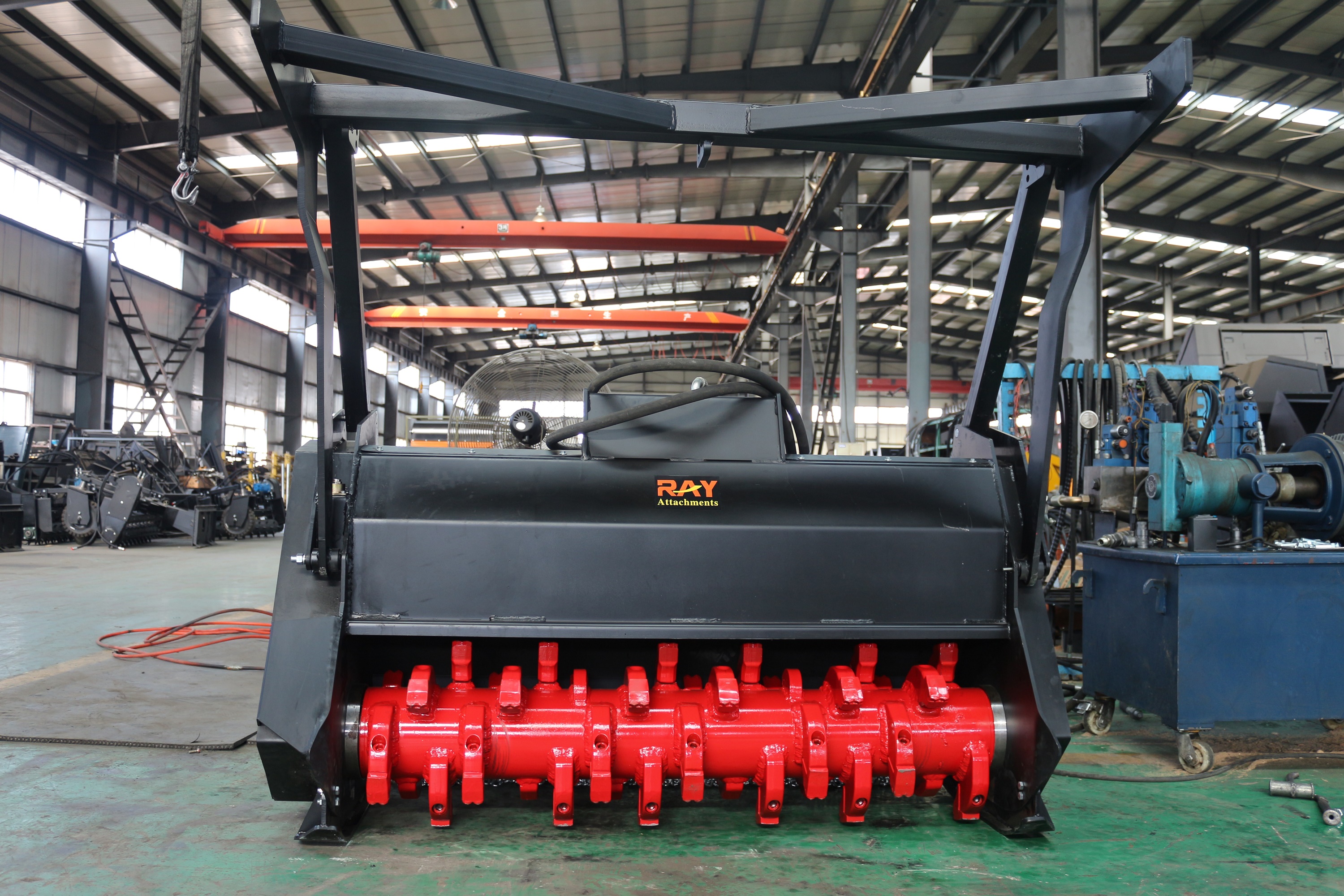 Agricultural Garden Farm Brush Wood Mulcher Machine Excavator Forestry ...