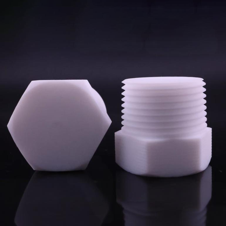 Optional models teflon plug nut valve lined ptfe screw block nut for ...