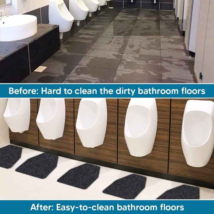Felt Urinal Floor Mats - Sustainable and Odor-eliminating