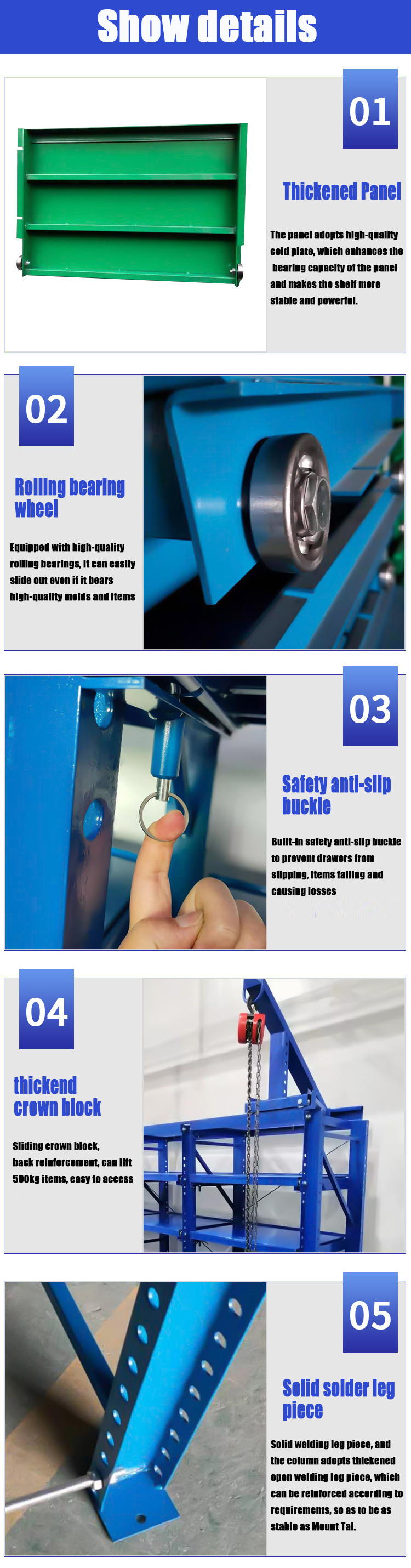 Multi Functional Mould Racking Systems - Heavy Duty Shelves