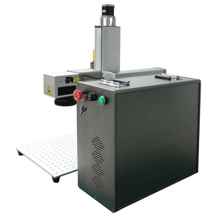 Ultraviolet Metal Glass Trophy Fiber Laser Marking & Coding Machine 20W ...