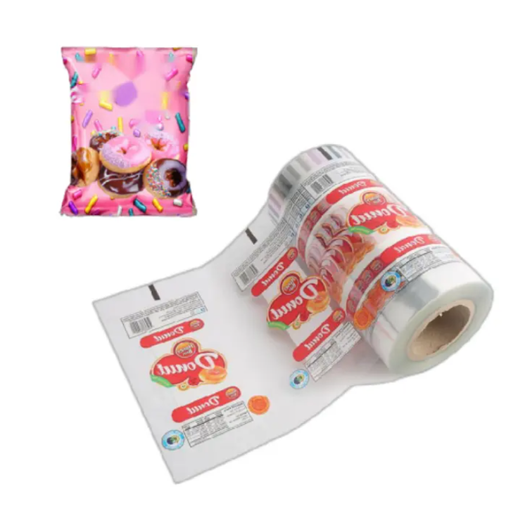 Custom Size Color Printed Plastic Wrap Packaging Film Laminated Food ...