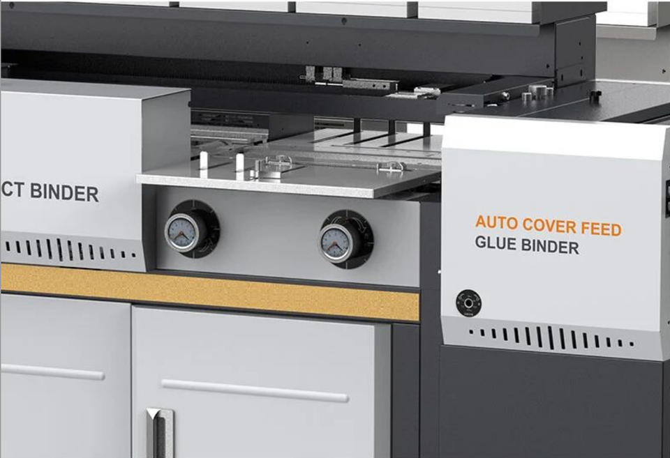H10F Automatic Indentation Perfect Binding Machine Industrial Book Glue ...