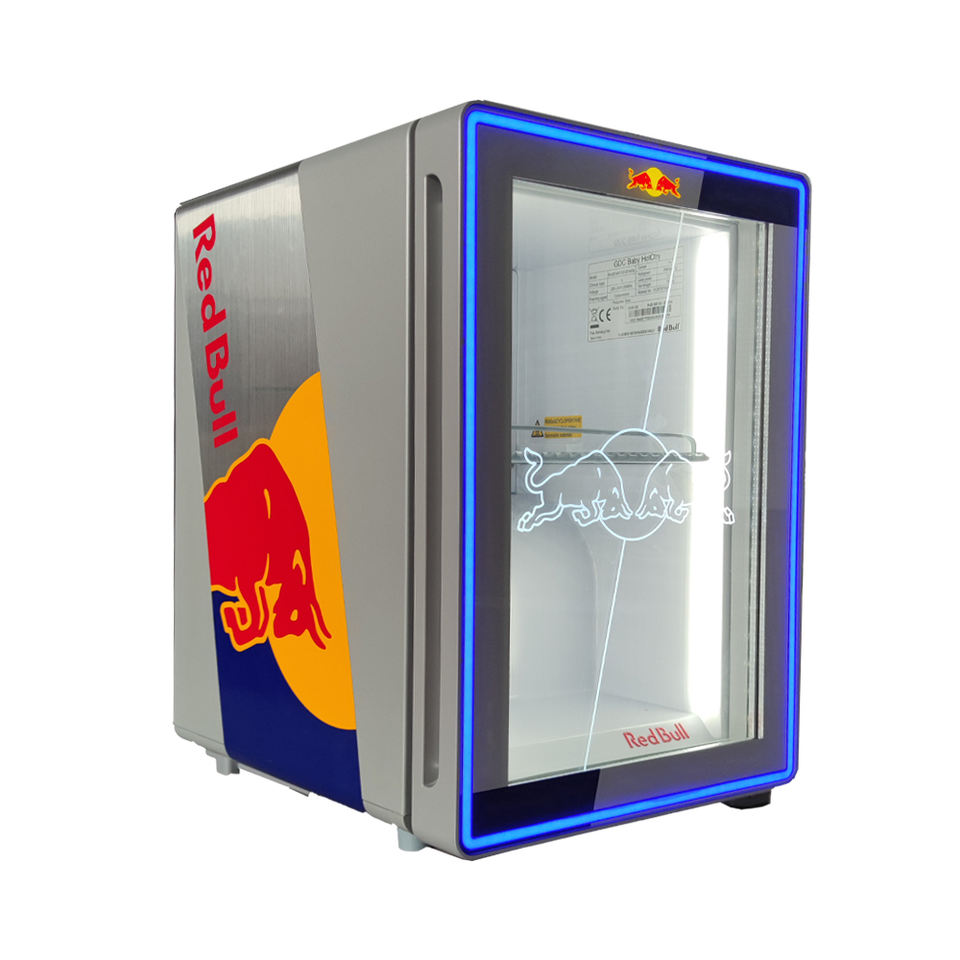 21L Mini Energy Drink Fridge Display Cooler for Bars and Supermarkets ...
