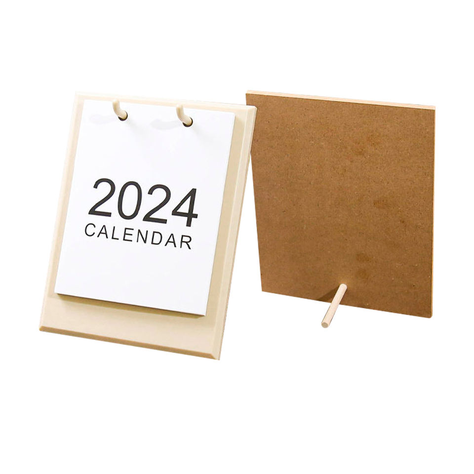 2026 New Wooden Base Calendar, Customization Monthly Calendar Factory ...
