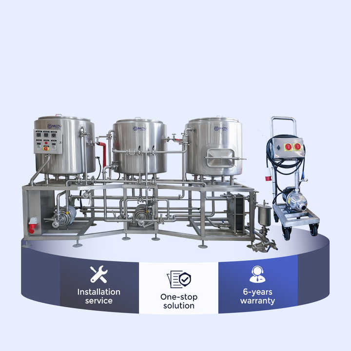 200L Pilot Brewing System Craft Beer Equipment for Experimental Beer ...