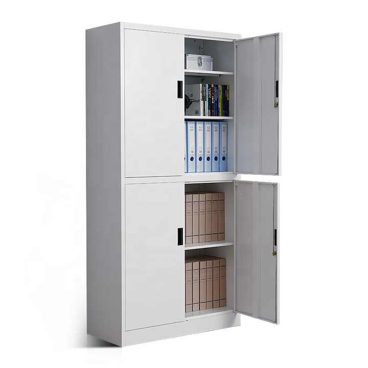 Office Furniture Manufacturer 4 Door Adjustable Shelf File Cabinet ...