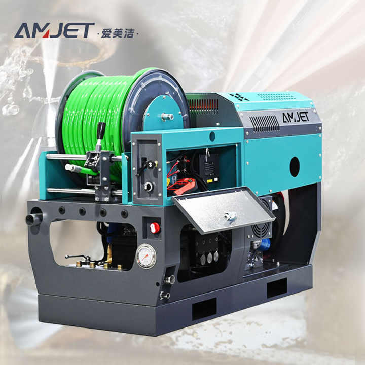 22HP Gasoline Japan 690 Engine - High Pressure Sewer Cleaner