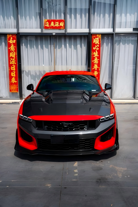 Factory Wholesale Dry Carbon Fiber Engine Bonnet Hood Dark Horse SC ...