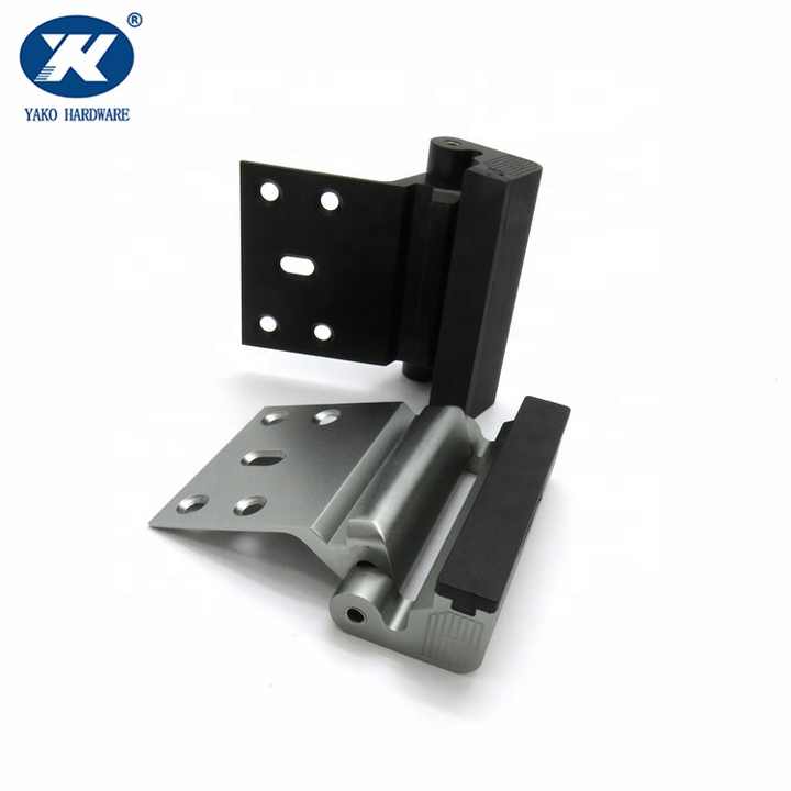 Aluminum Gold Black Entry Door Blocker - Secure & Stylish