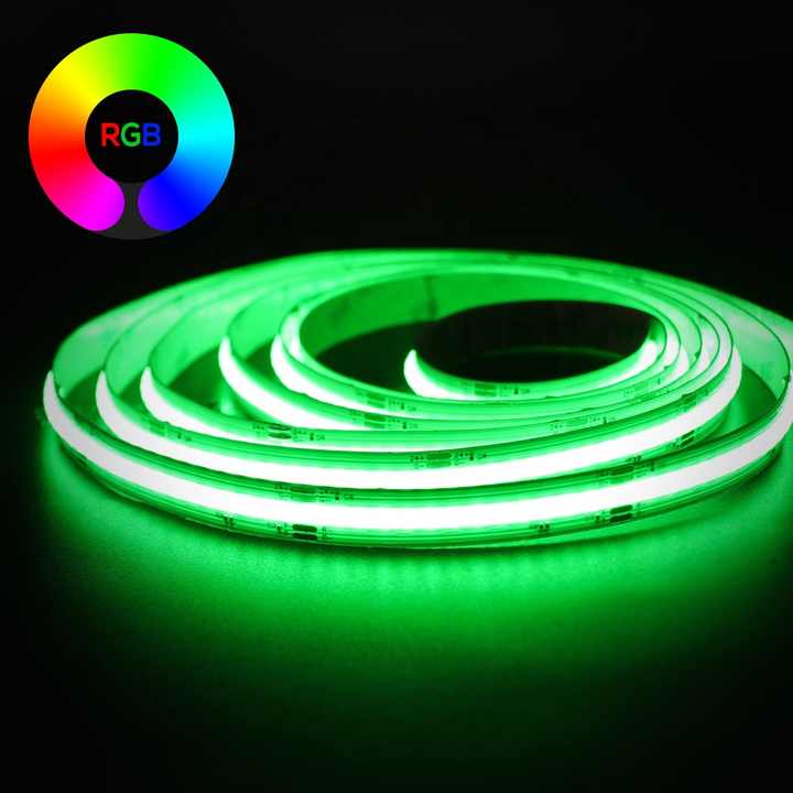RGB RGBIC SMD 5050 Colorful 5V 12V 24V 2800k-6500k Cob Led Strip Lights for Home 2.7mm 4mm 8mm ...