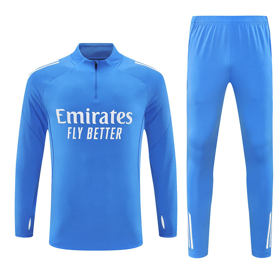 Bellingham Horizon Sky 2526 Light Blue Half Zip Football Training ...