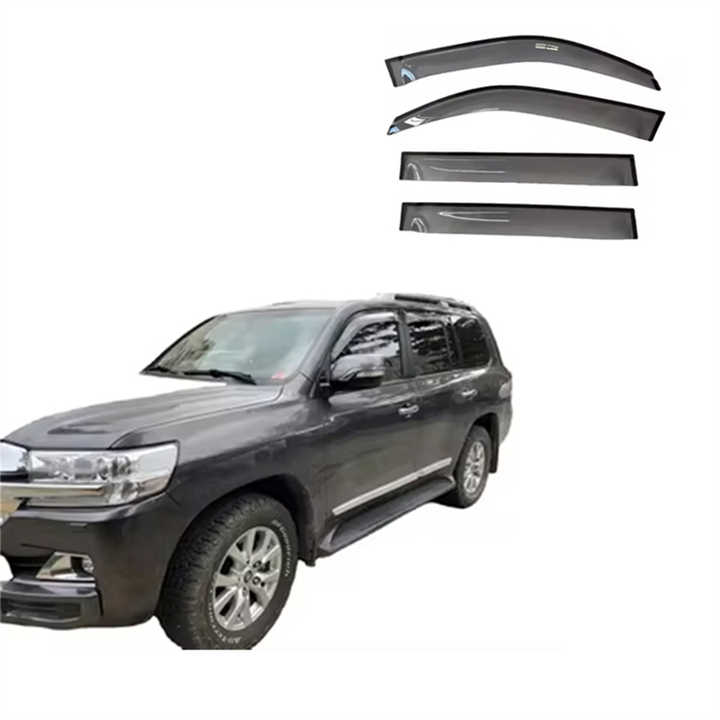 Auto Rain Visors Window Wind Guards Car Deflectors For Toyota Land ...
