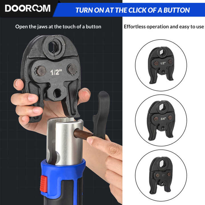 LS-1525 Pipe Crimping Tool Kit - Electric & Hydraulic
