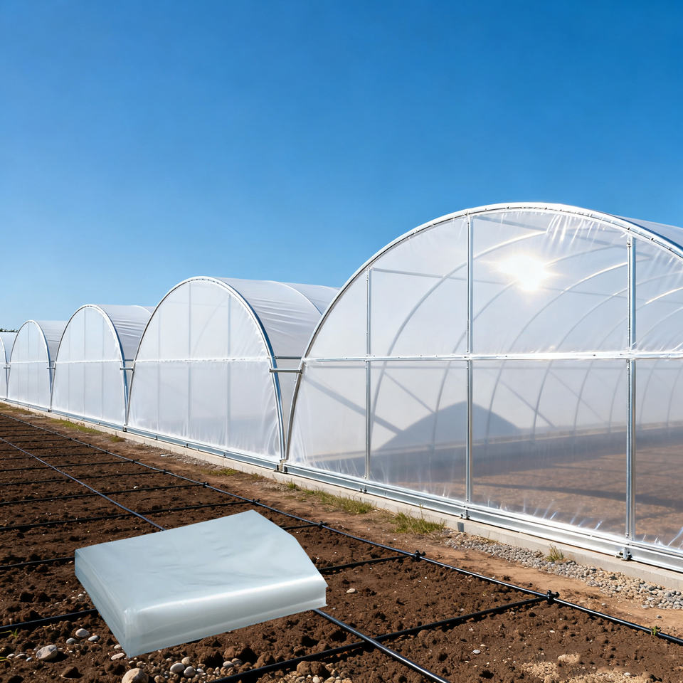 Custom UV Resistant 200/250 Microns PE Greenhouse Film Agricultural ...