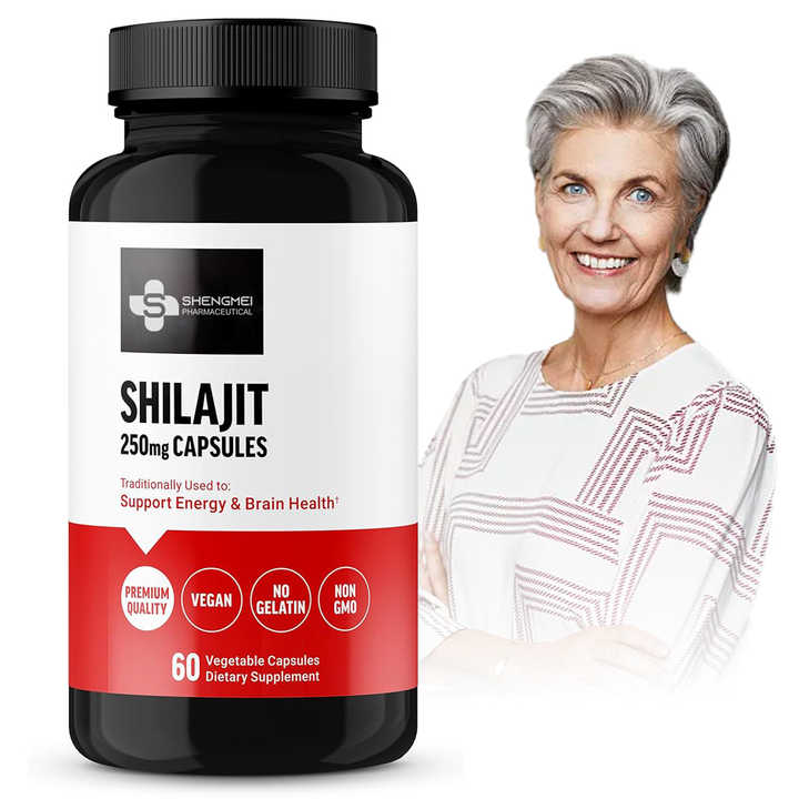 OEM Shilajit Capsules Pure Shilajit Extract Supplement and Powder Complex Pills with Natural ...