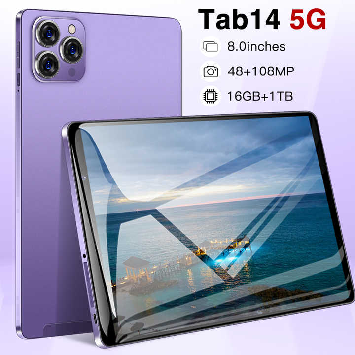 New 8-inch high-definition screen Android 4g sim tablet tab14 Dual SIM ...